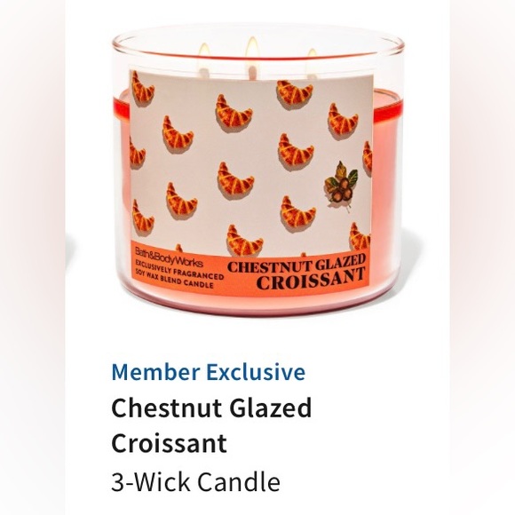 Bath & Body Works | Accents | Bath Body Works Chestnut Glazed Croissant ...